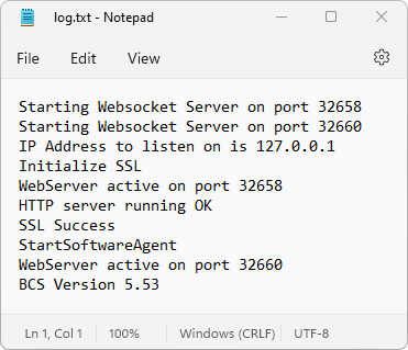 Using the BCS behind a proxy