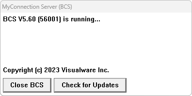 Using the BCS behind a proxy